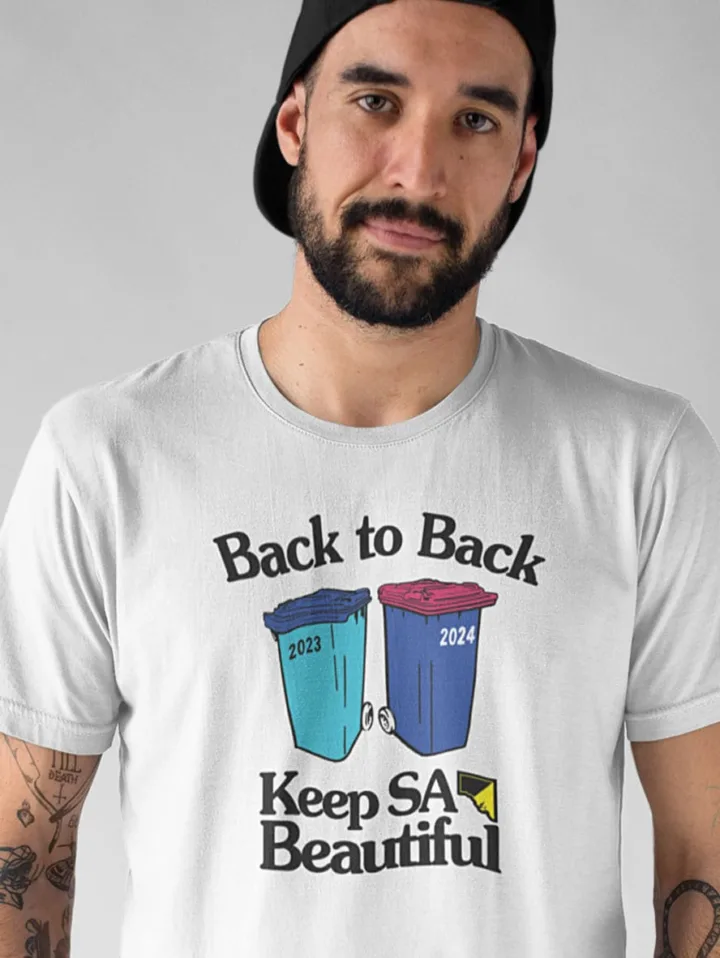 “Keep South Australia beautiful” Back to Back footy shirt – League Tees